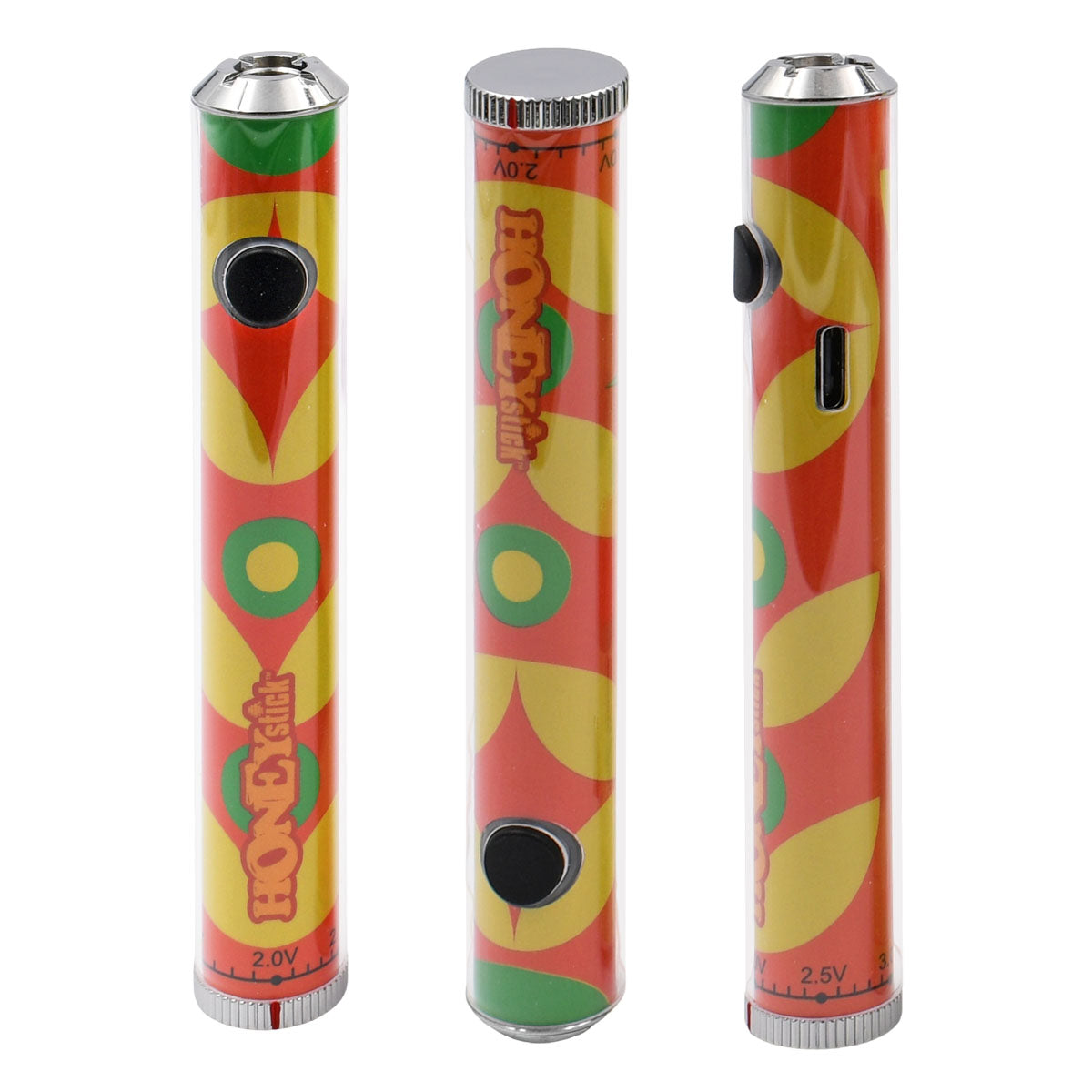 Designer Twist 510 Vape Pen Battery - Variable Voltage 650mAh Capacity