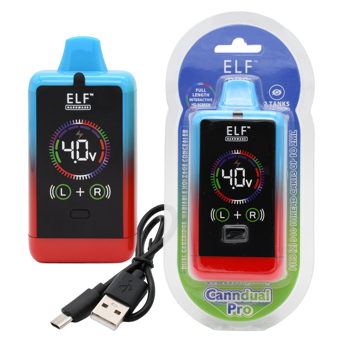 Elf Canndual Pro Dual Cart Vape Battery Concealer