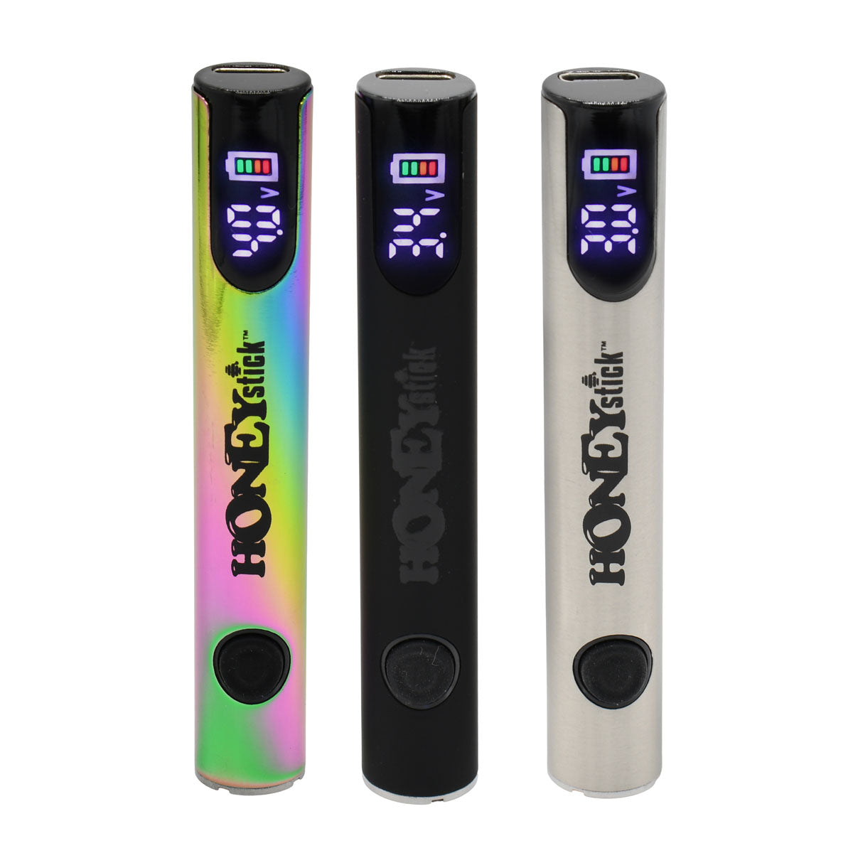 Digital 510 Thread Battery by HoneyStick, 400mAh, LED Screen, Variable ...