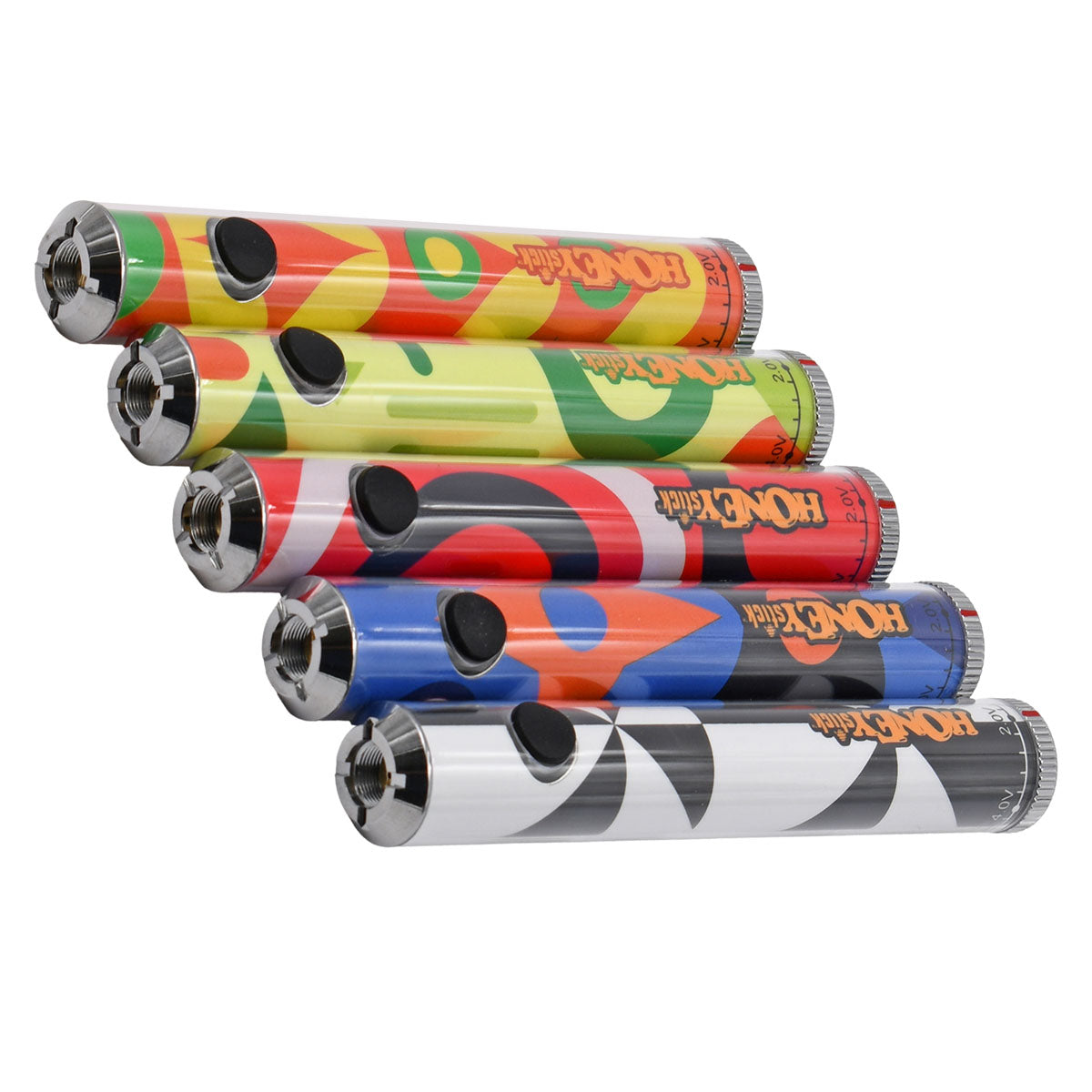 Designer Twist 510 Vape Pen Battery - Variable Voltage 650mAh Capacity